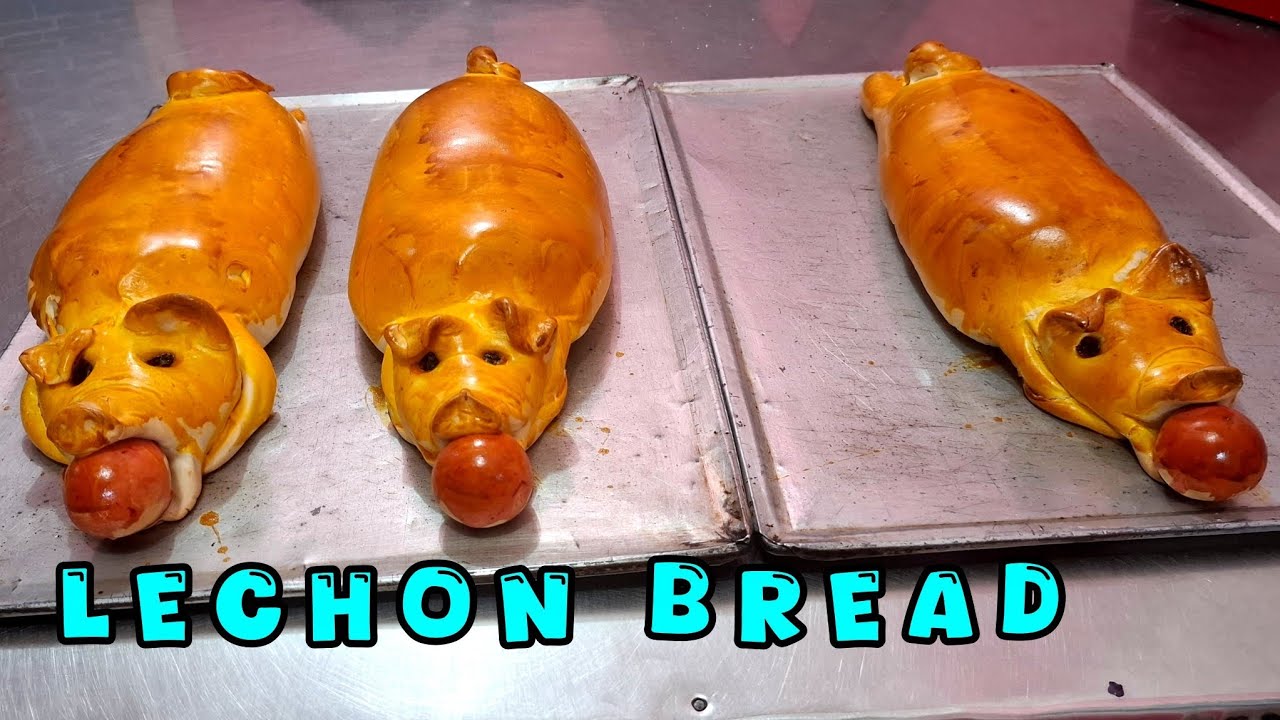 How to make Lechon bread? Lechon bread recipe, tara gawin natin, baking ...