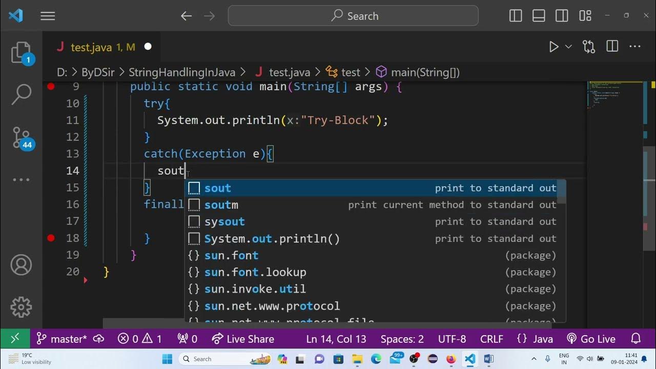 97 Finally Block Exception Handling Youtube