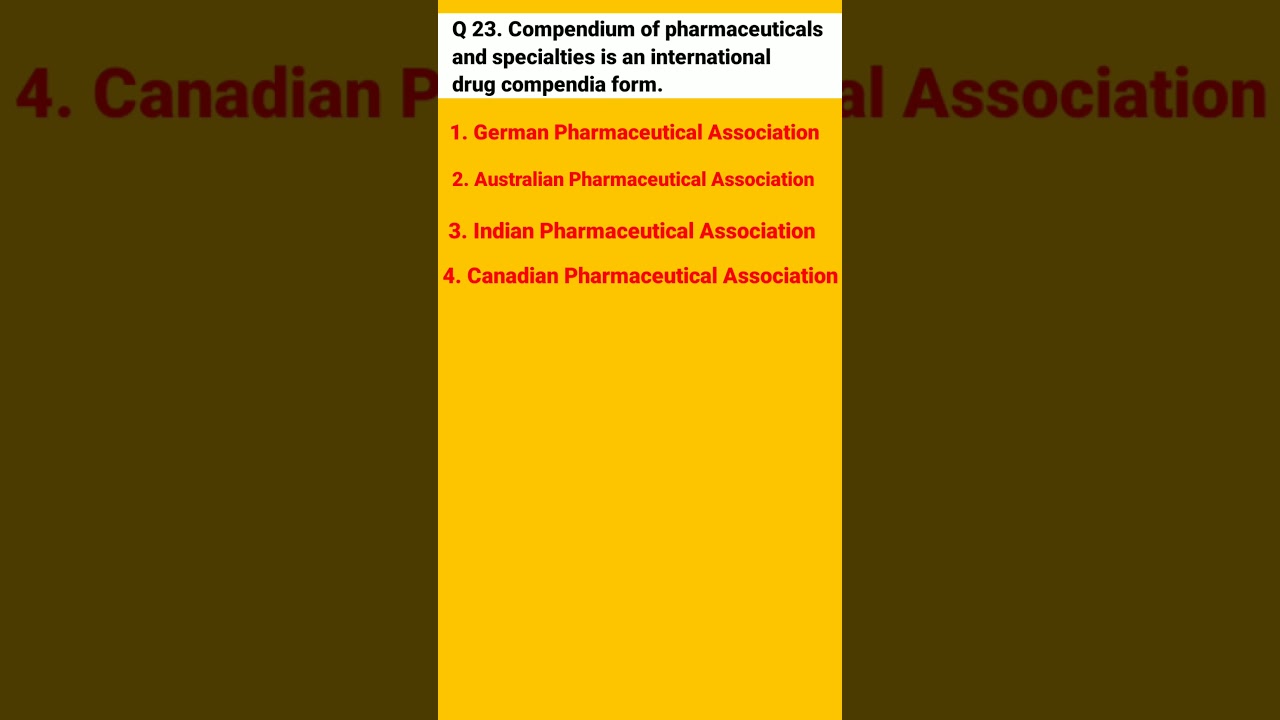 compendium of pharmaceuticals and specialties is an international drug ...