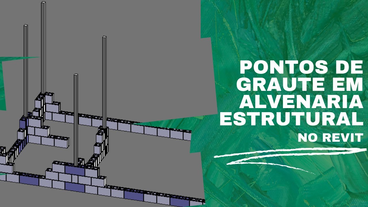 Colocando PONTOS DE GRAUTE no projeto de alvenaria estrutural ...