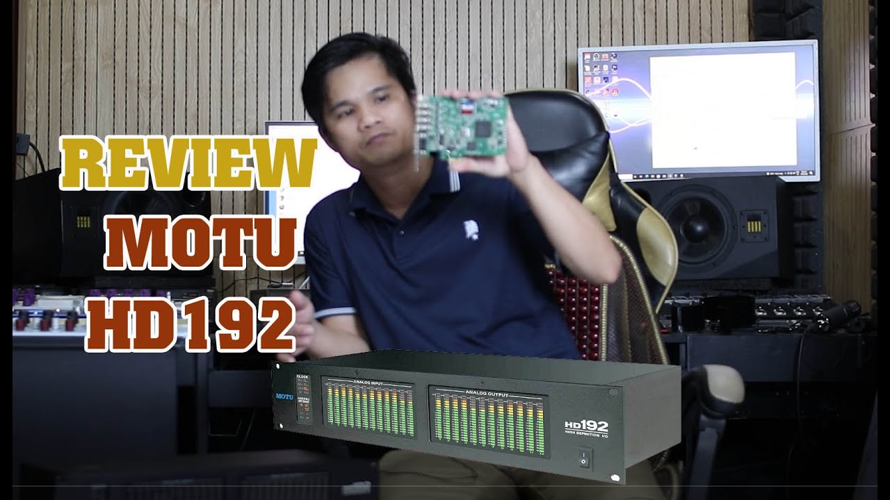 AD-DA soundcard motu hd192 + PCI424 - Review - YouTube