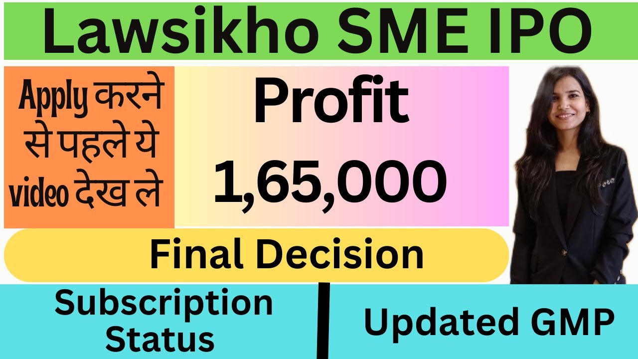 Lawshikho IPO | Lawshikho IPO GMP | Lawshikho IPO Review | Addictive ...