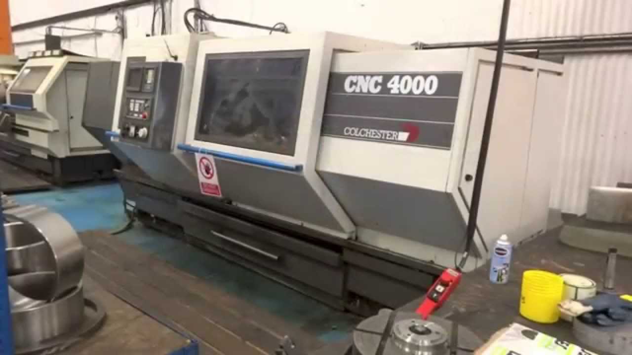 Colchester CNC 4000 Lathe - YouTube