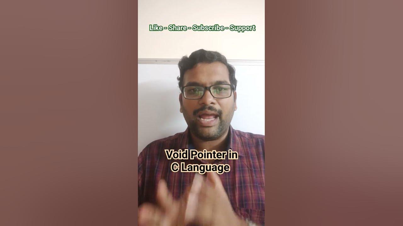 Void Pointer In C Language Cprogramming Ccode Computerlanguage Youtube