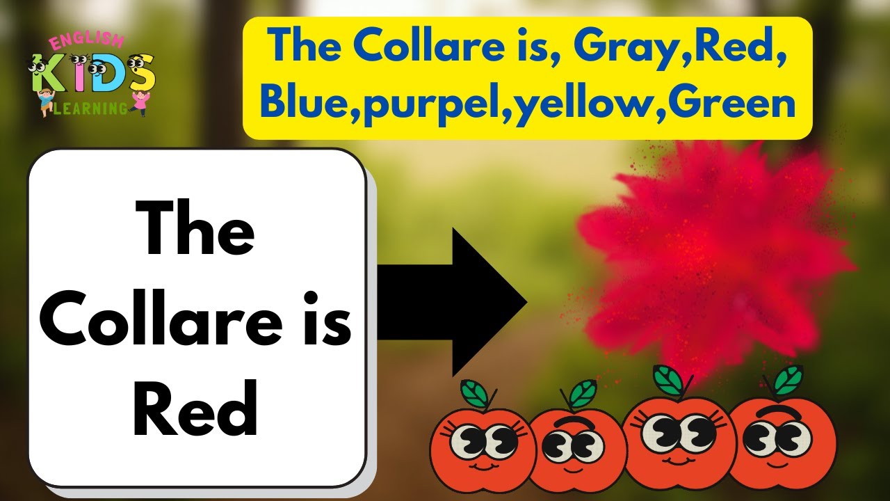 Kids Vocabulary Color mixing Rainbow Colors English Educational Video ...