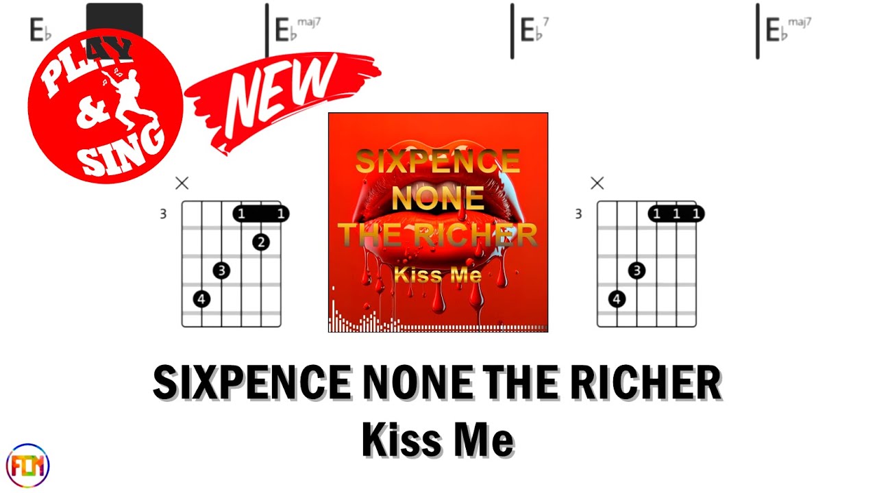 SIXPENCE NONE THE RICHER Kiss Me FCN GUITAR CHORDS & LYRICS - YouTube