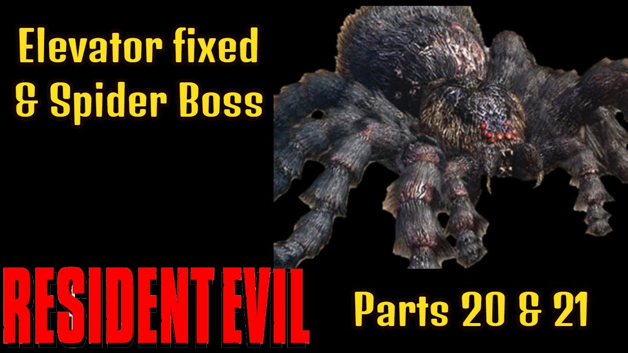 Elevator fixed & Spider Boss - Resident Evil PS1 PLAYTHROUGH #20 & #21 ...