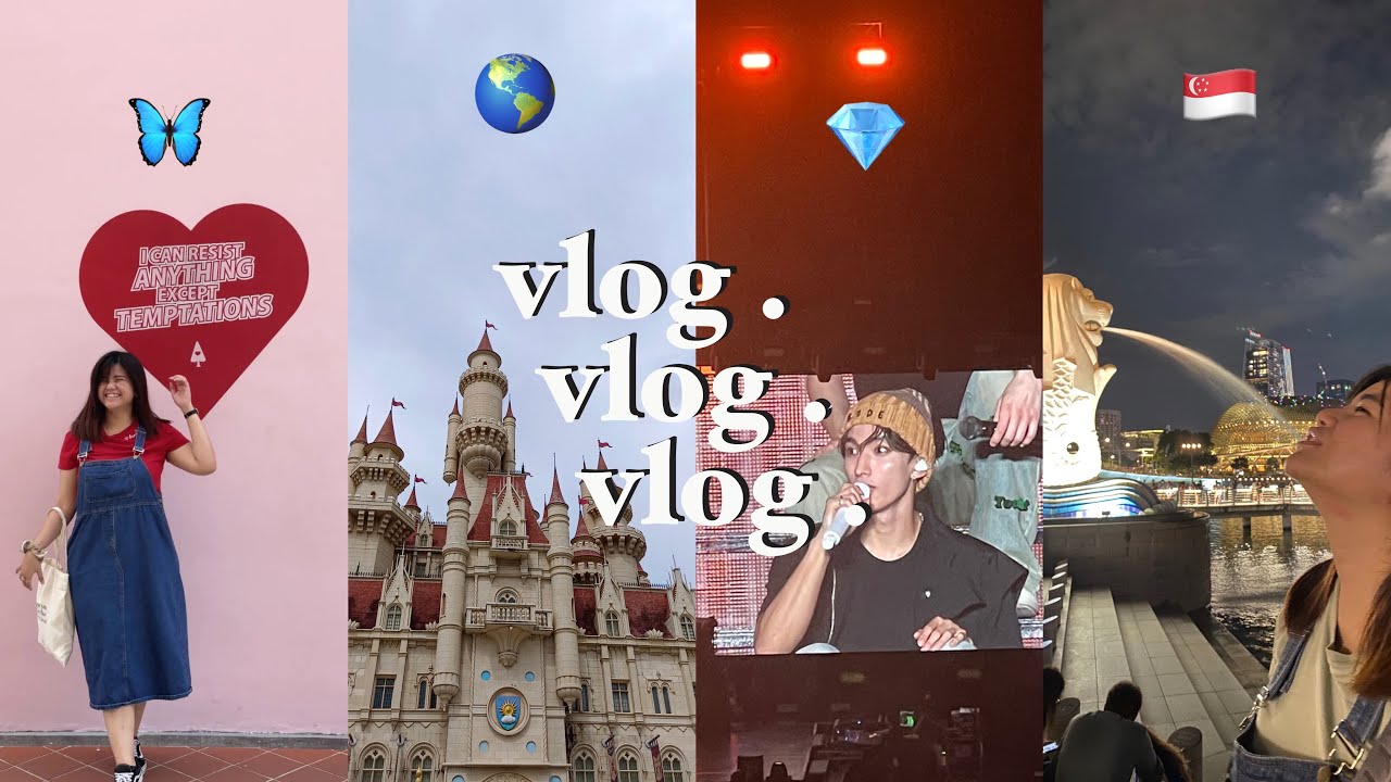 travel vlog｜Singapore🇸🇬, SVT concert 💎, Universal Studios 【新加坡看演唱会 ...
