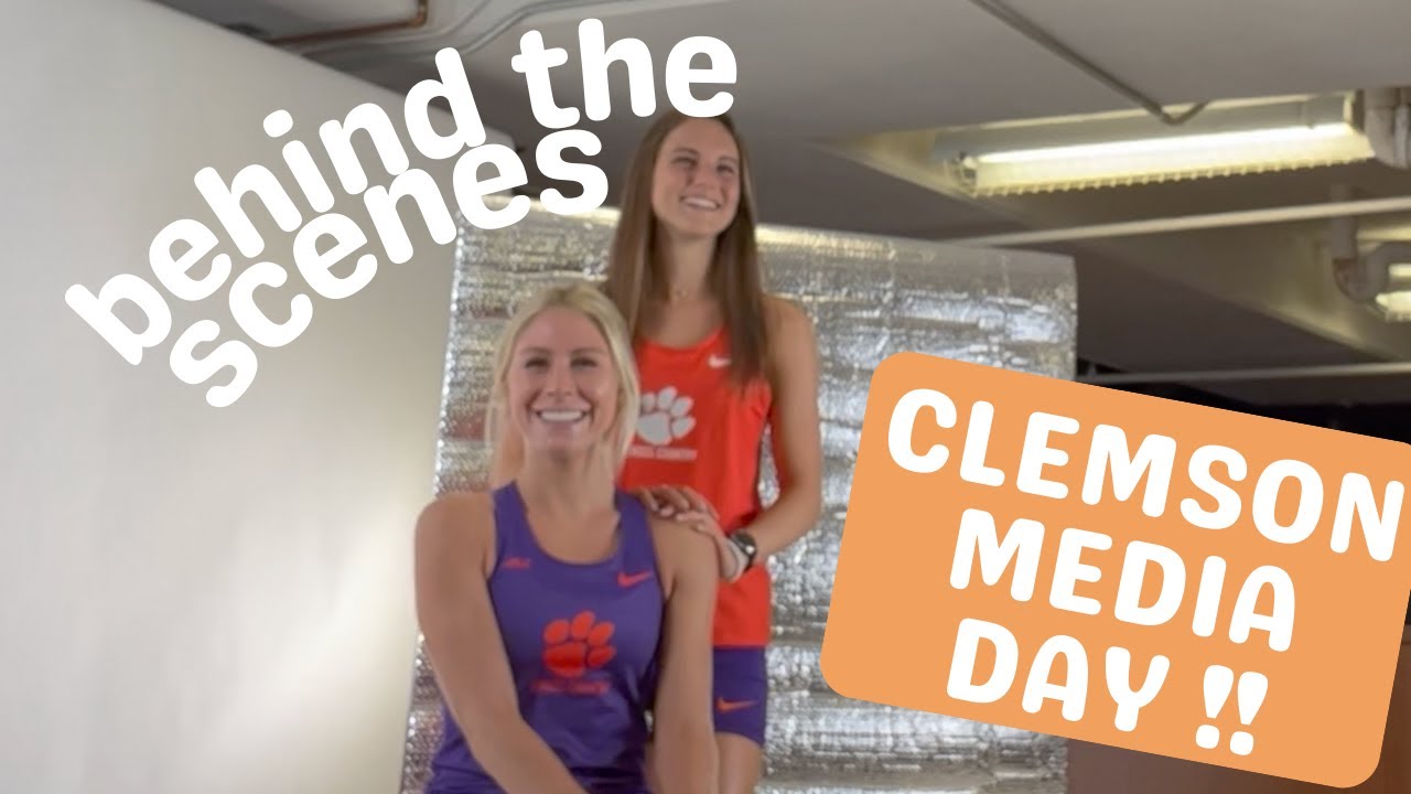 CLEMSON MEDIA DAY BTS *cross country* - YouTube