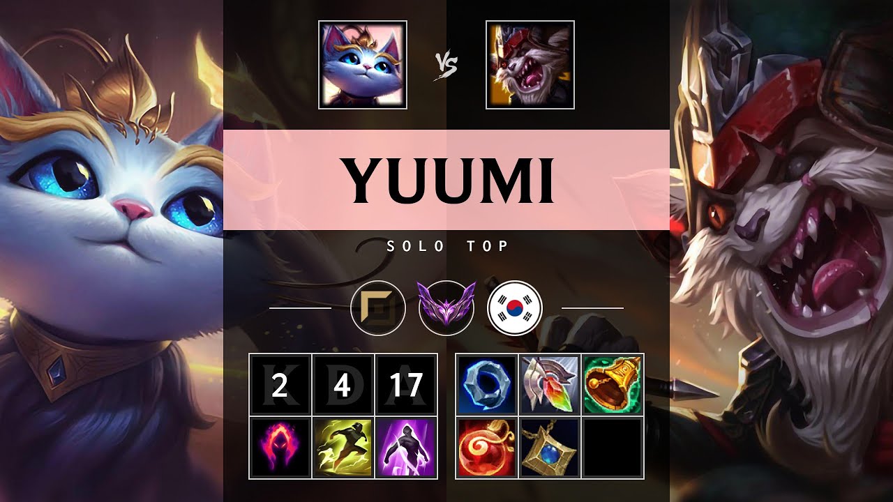 Yuumi Top vs Kled - KR Master Patch 25.13 - YouTube