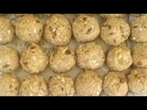 Panjeeri Laddu || My grandmother's recipe || Winter special punjeeri ...