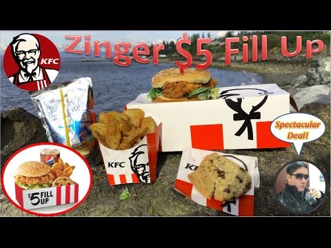 KFC Zinger $5 Fill Up - YouTube