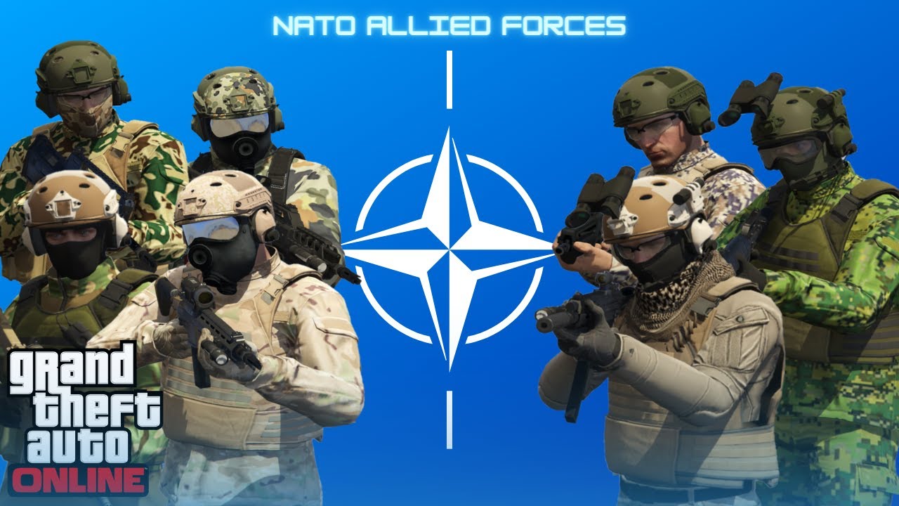GTA Online - NATO ALLIED FORCES Military Outfit - YouTube