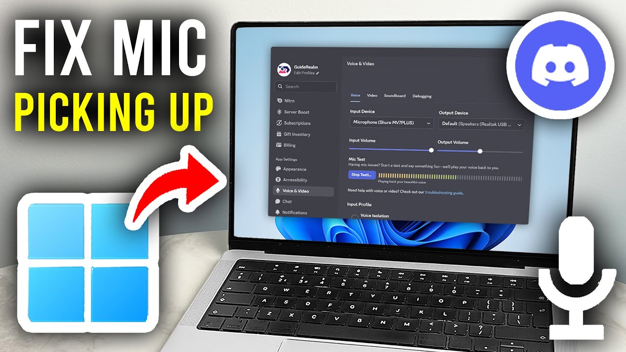 How To Fix Mic Picking Up All PC Sounds - Discord - YouTube