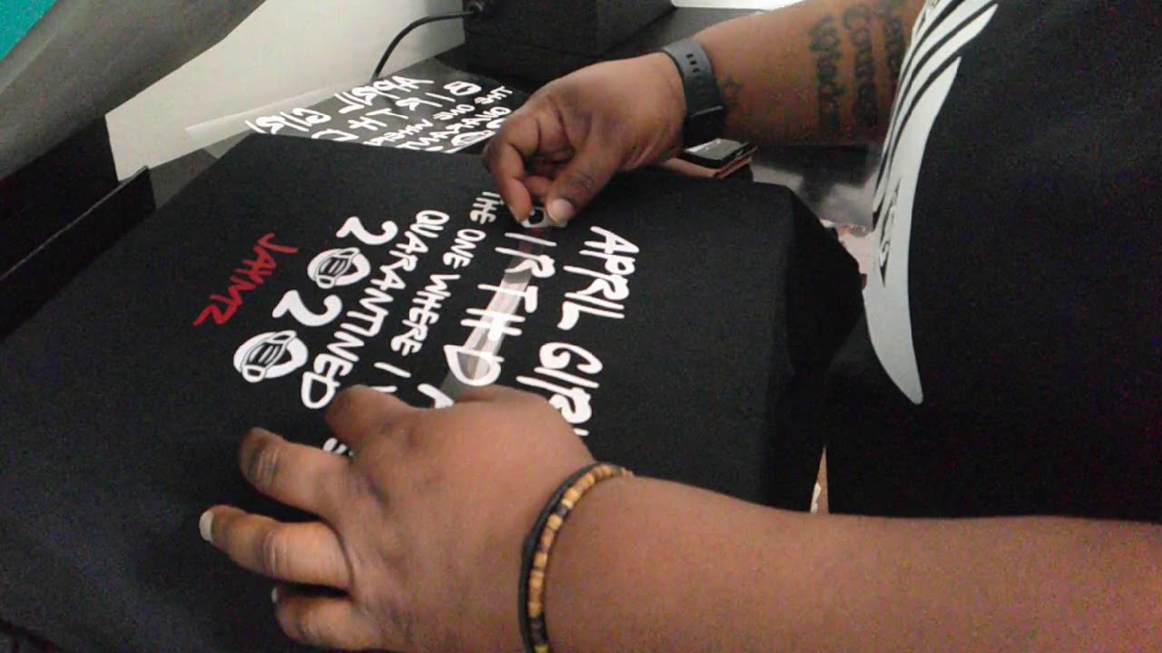 How to Heatpress a Multi Layer HTV Design Cut with Cricut Explore Air 2 ...