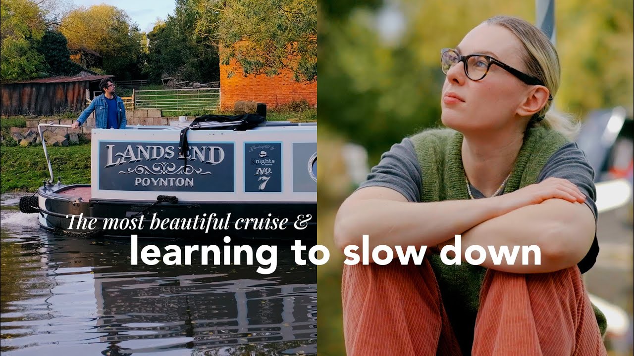 Learning to slow down, narrowboat life at 3mph - YouTube