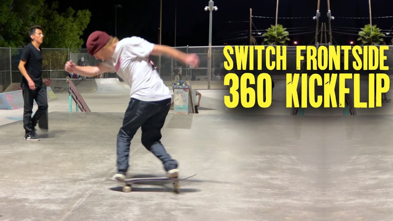 TRICK CHALLENGE / Switch Frontside 360 Kickflip - YouTube