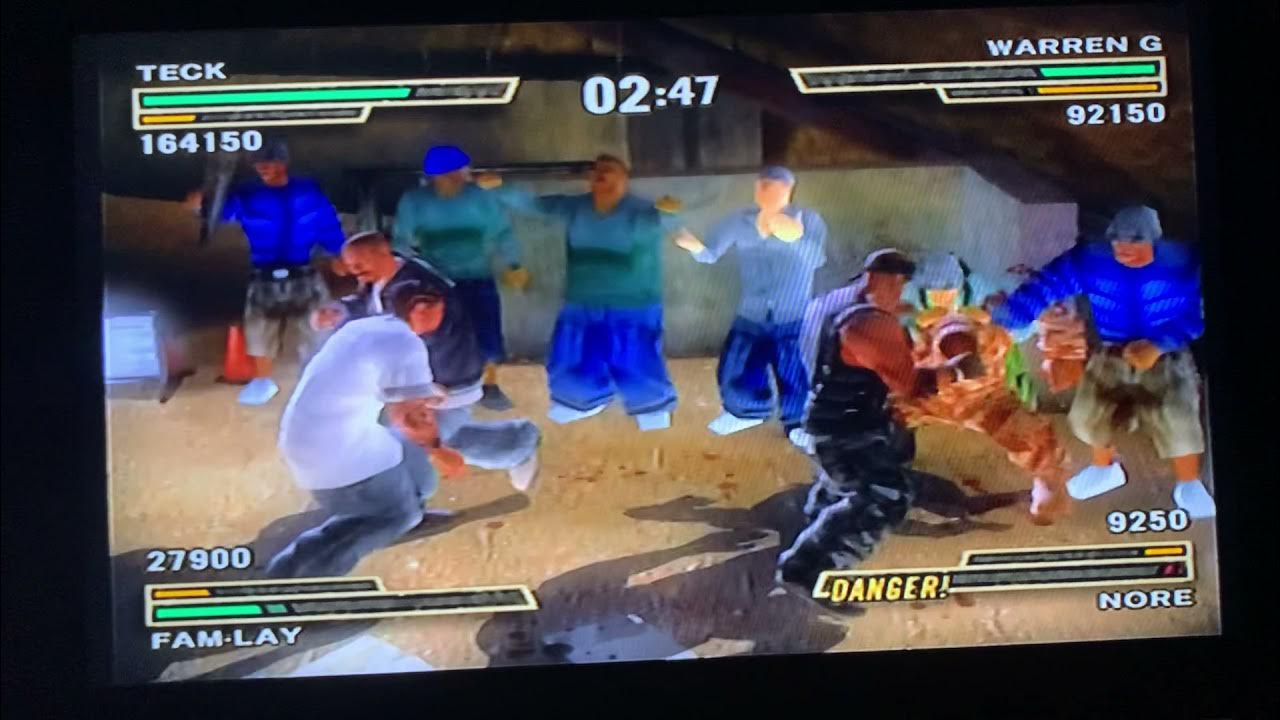 Def Jam Fight for NY - Teck Vs Warren G Vs Fam-Lay Vs NORE(Hard) - YouTube