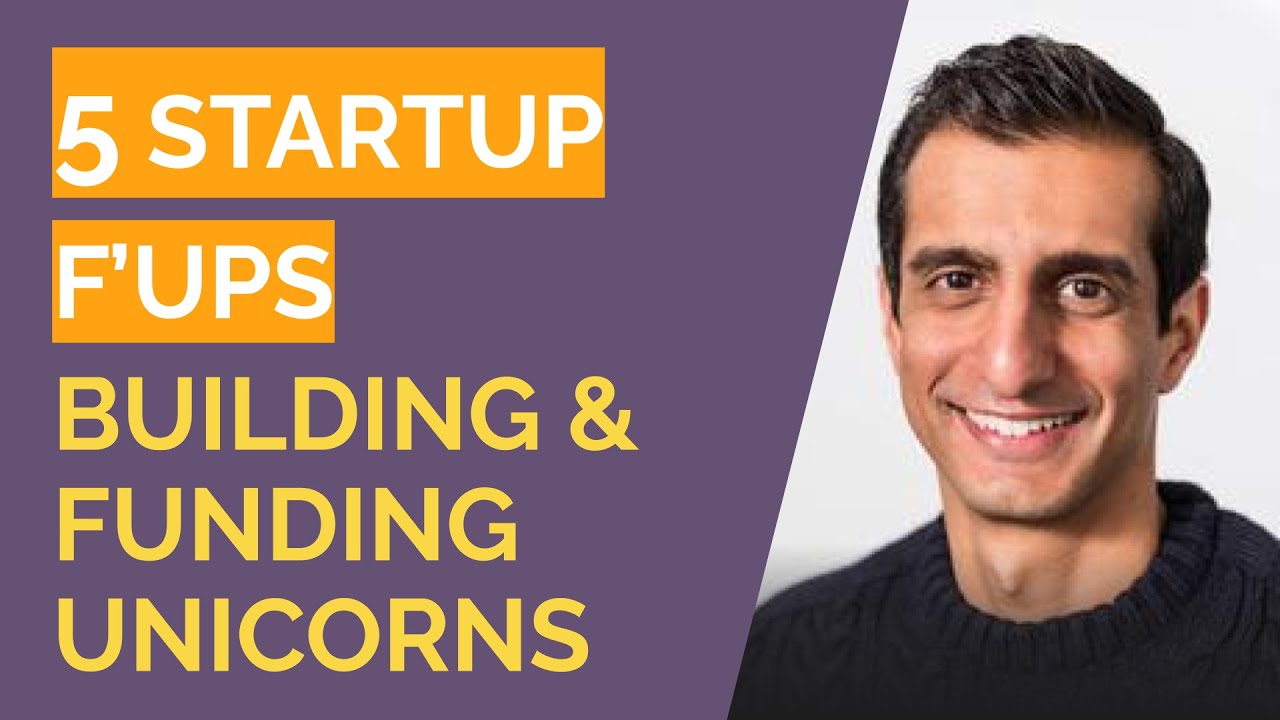 Harj Taggar, Y Combinator - 5 F'ups (& Learnings) from Building ...