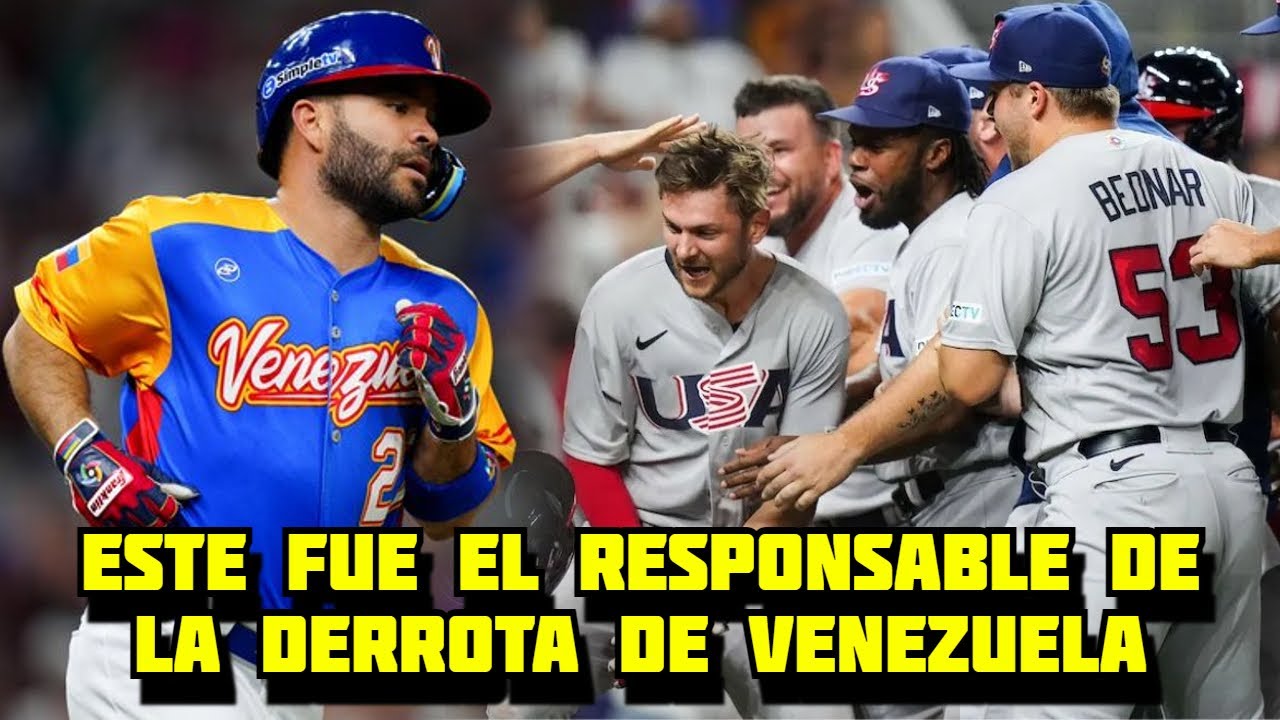 El Batazo De USA Que ELIMINÓ a VENEZUELA del CLÁSICO MUNDIAL de BÉISBOL ...
