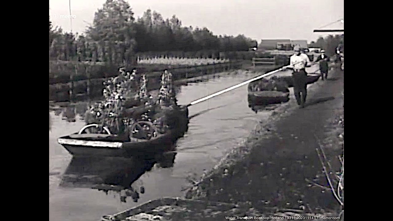 Water Transport Boskoop Holland 1931 | 20231114 - YouTube