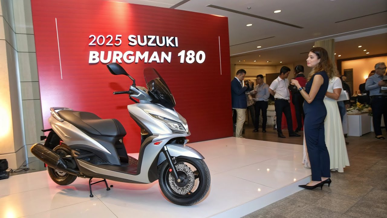 New 2025 Suzuki Burgman 180 (2025) finally Launched.!!! - YouTube