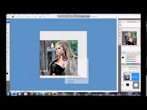 Adobe Photoshop CS3 Şeklin İçine Resim Koyma