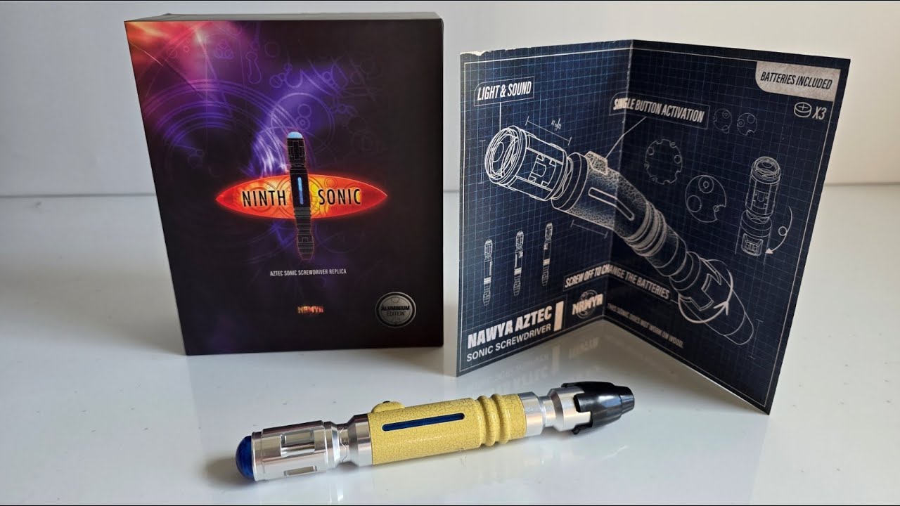 Nawya Replicas - 9th Doctor Sonic Screwdriver - YouTube