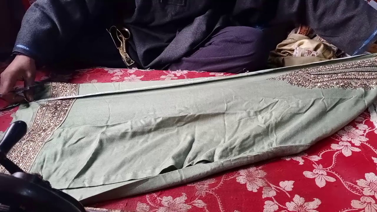 Kashmiri cutting and tailoring - YouTube