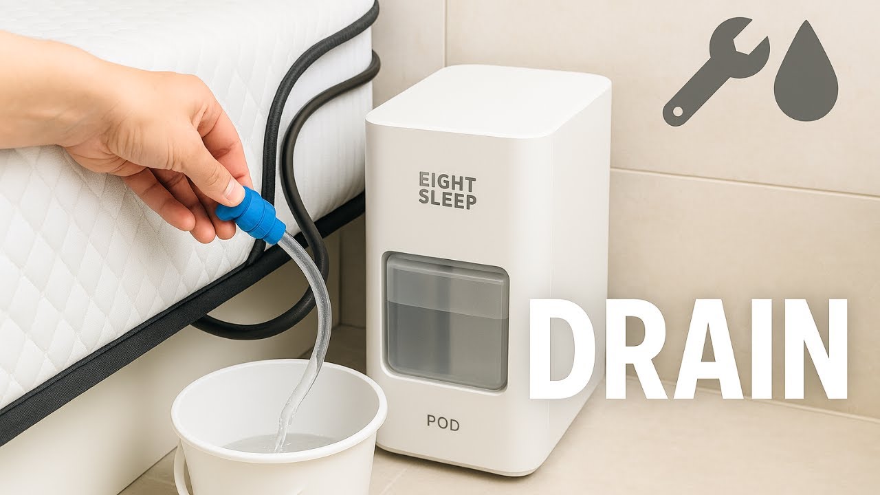 How To Drain An Eight Sleep Pod - YouTube