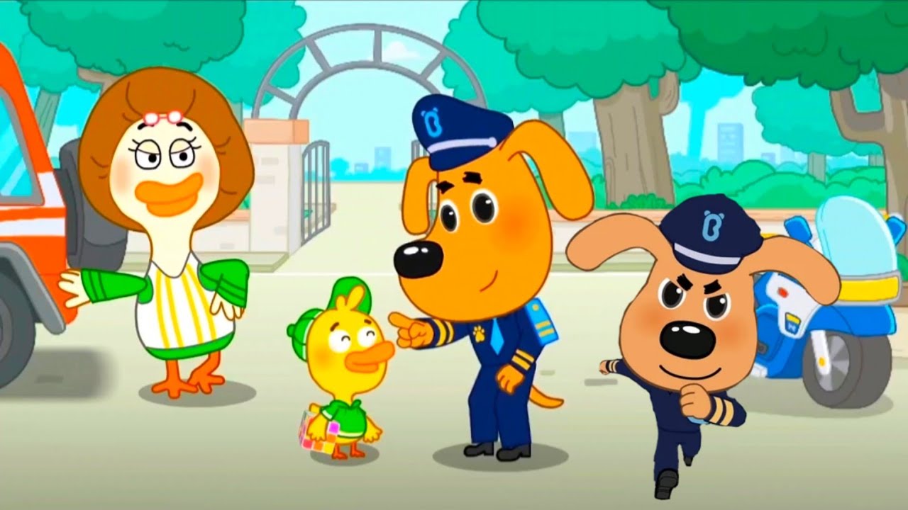 Safety Sheriff Labradors #54 Help Officer Doberman to with Count Table ...