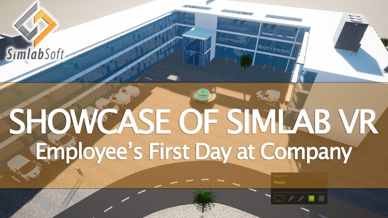 Showcase of SimLab VR: Employee's First Day at Company - YouTube