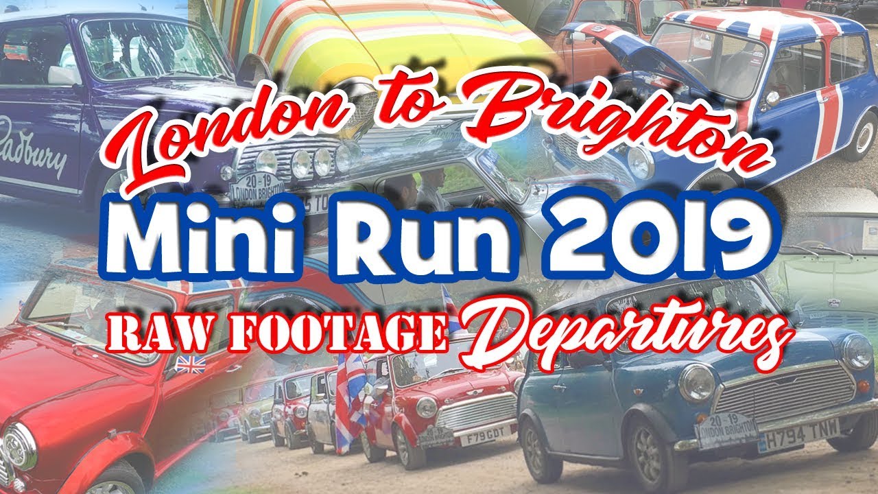 RAW FOOTAGE: London to Brighton Mini Run 2019 Departures - YouTube