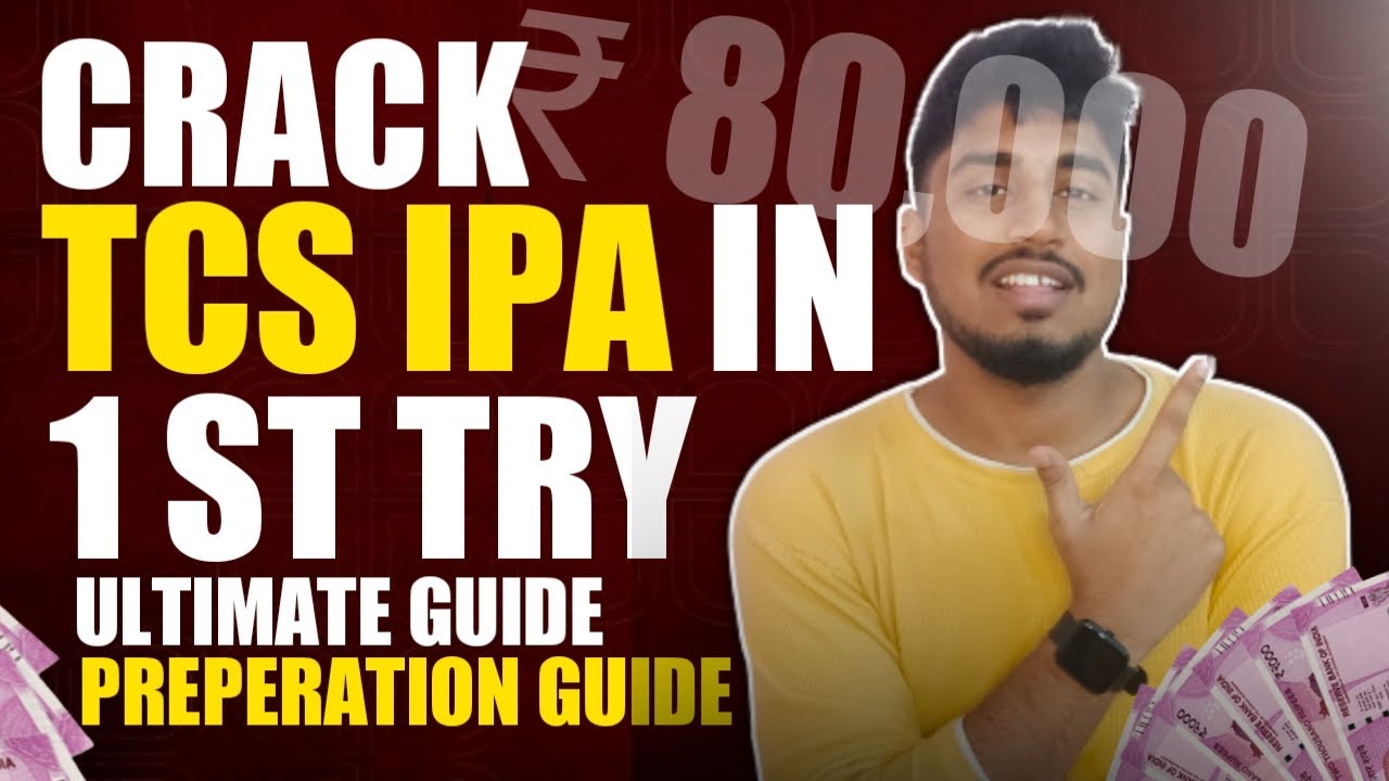 Finally Cleared TCS IPA with 80+% | Is this easy for me? | Question ...