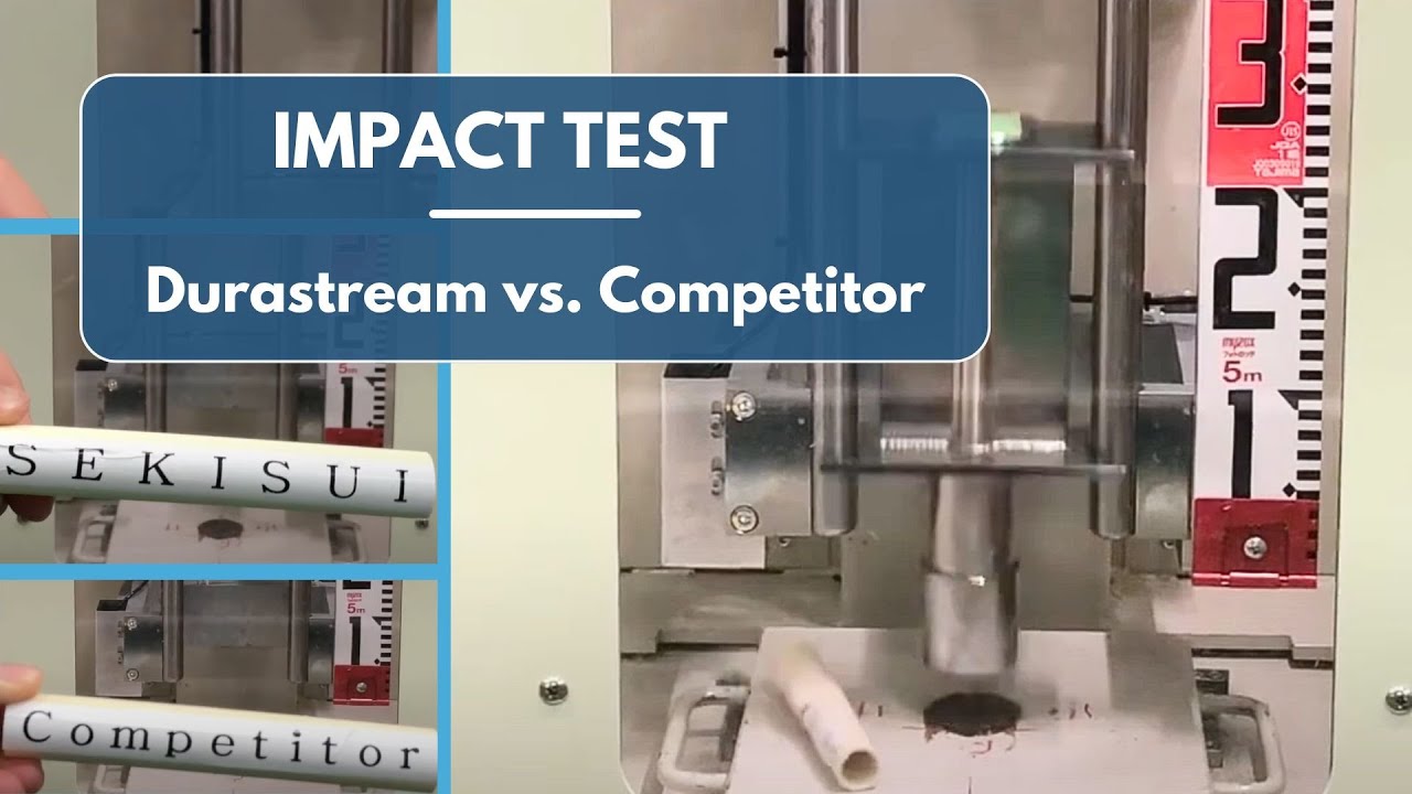 Impact Testing: Durastream CPVC Compound vs. Competitor Materials - YouTube