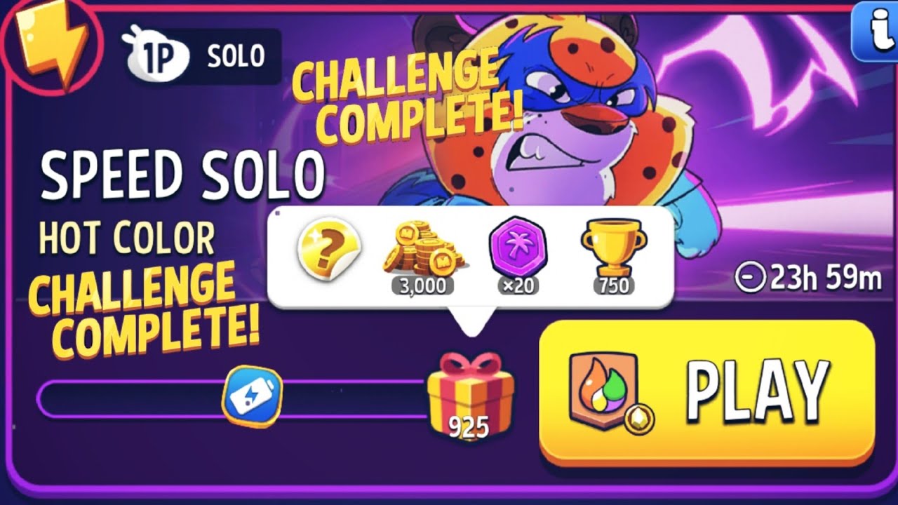 Speed Solo / Hot Color Color Crystals Solo Challenge / Match Masters ...