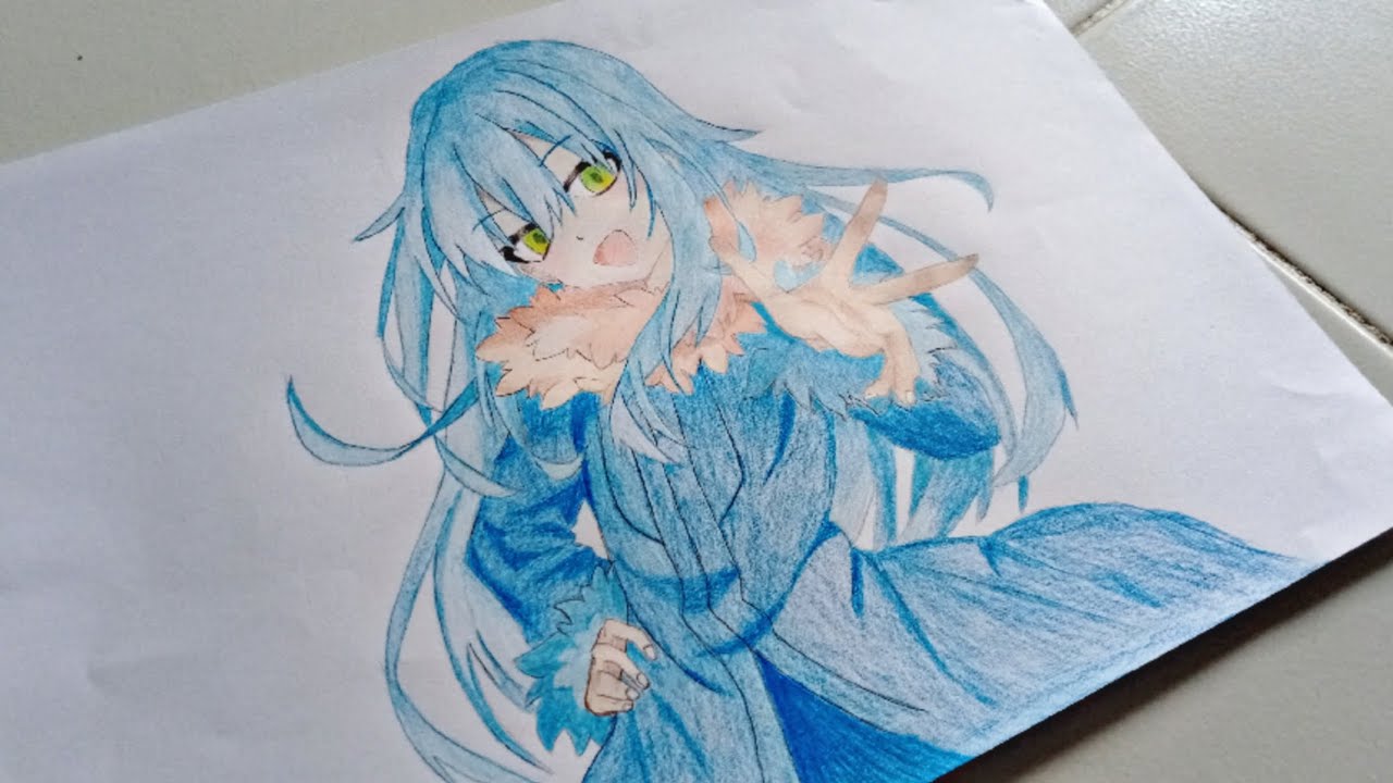 How to draw anime rimuru || cara menggambar anime rimuru || ayo ...