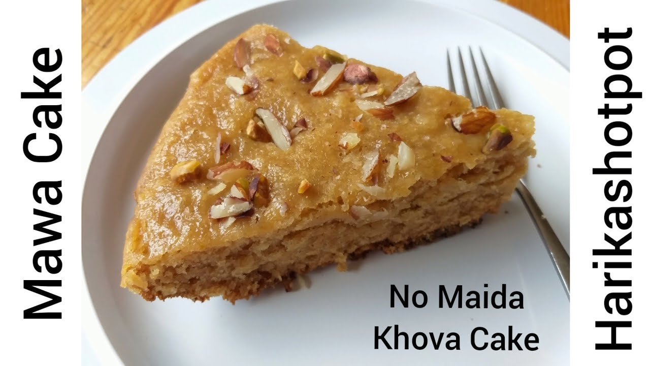 Mawa Cake | Eggless Khova Cake | No Maida, Wheatflour Khoya Cake - YouTube