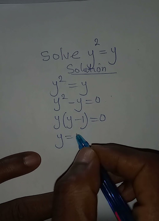 Simple Quadratic Equation Viral Maths Equation Youtube