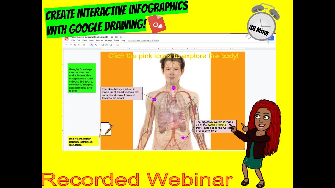 Interactive Infographics in Google Drawing! - YouTube