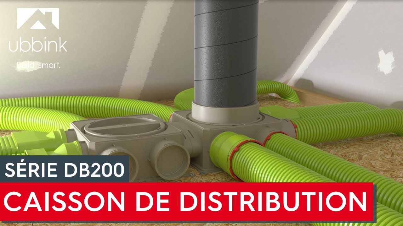 Caisson de distribution pour VMC Série DB200 - Ventilation de l'habitat ...