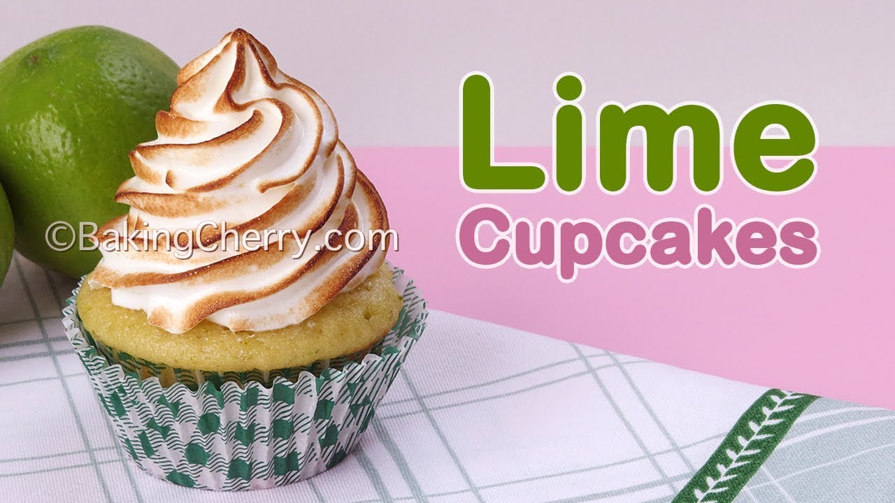 LIME CUPCAKES WITH LIME CURD FILLING AND SWISS MERINGUE FROSTING ...