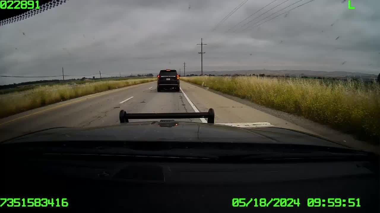 CHP Dashcam: Nieto pull-over May 2024 - YouTube