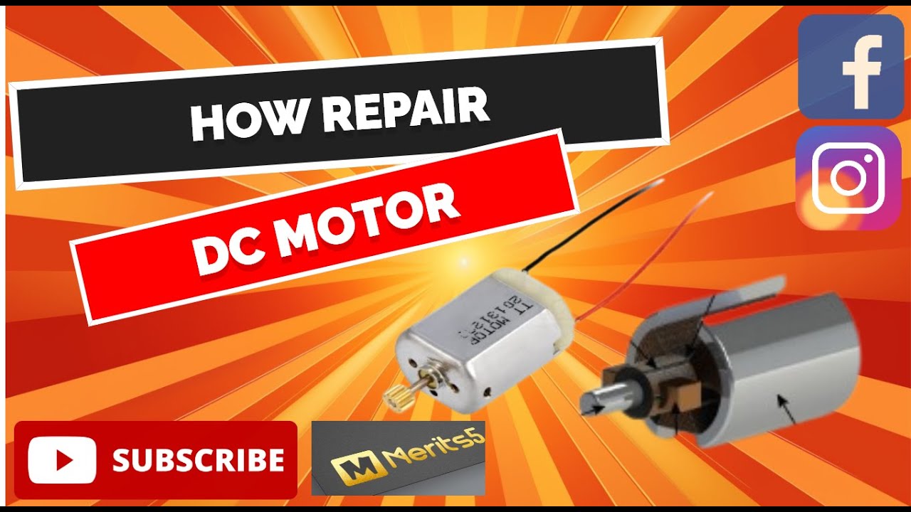 How To Repair Dc Motor At Home 💡 - YouTube