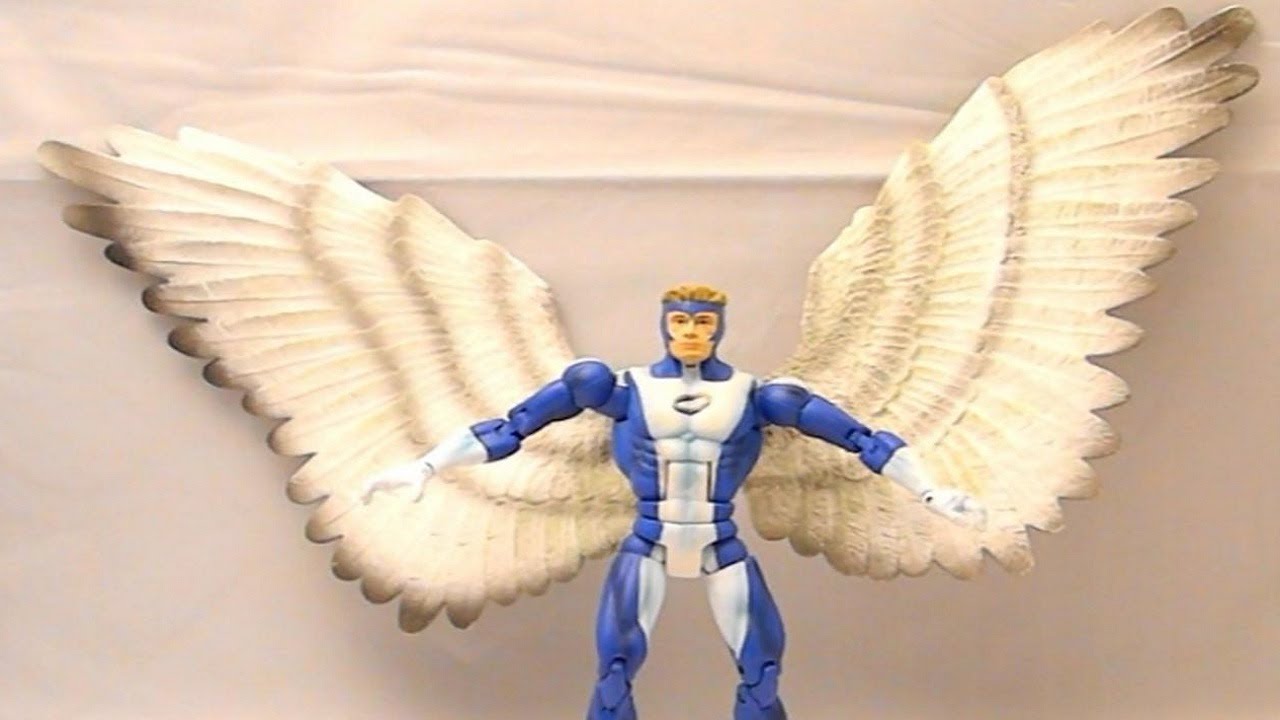 Angel blue variant Review - Marvel Legends (Toy Biz) - YouTube