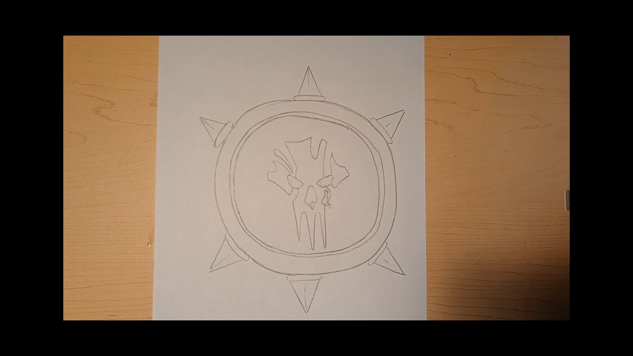 How To Draw Megalo-Don's Medallion (Fortnite) - YouTube