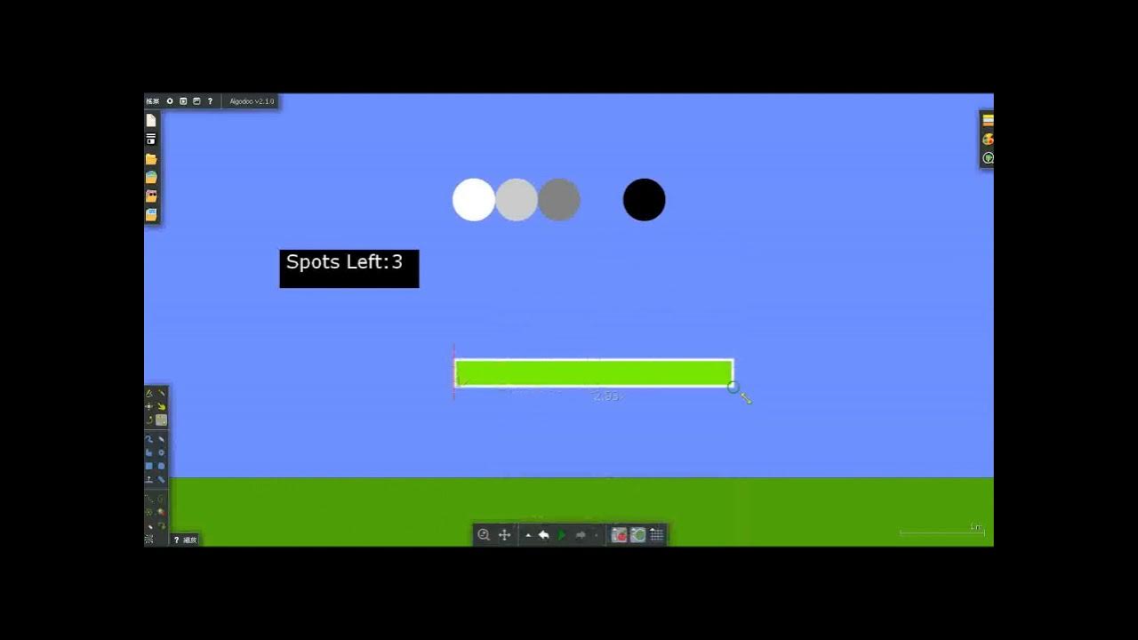 Algodoo tutorials - Hard - Spots left counter - YouTube