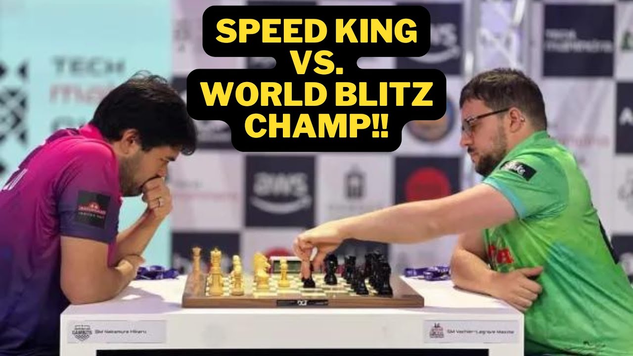 Speed King vs. World Blitz Champ!! | GM Nakamura vs. GM MVL | Global ...