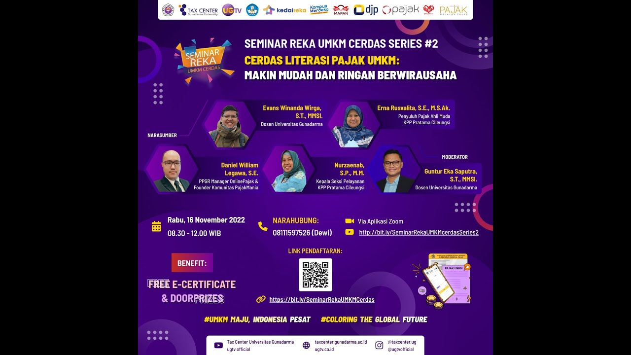 SEMINAR REKA UMKM CERDAS SERIES #2 - YouTube