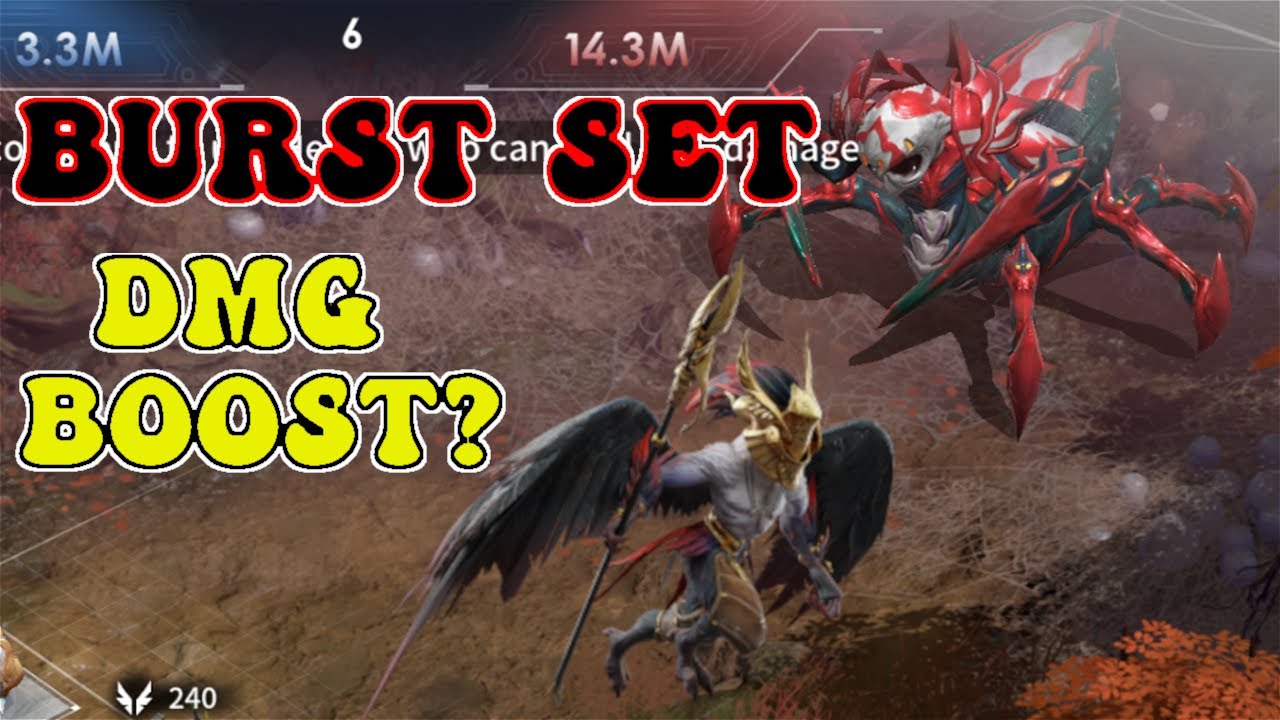 Luke Burst Set DMG Test! Better than Full Hero set? | Crimson Abyss ...